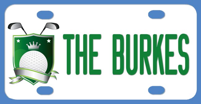 Custom License Plates for Golfers Personalized with any name or ...