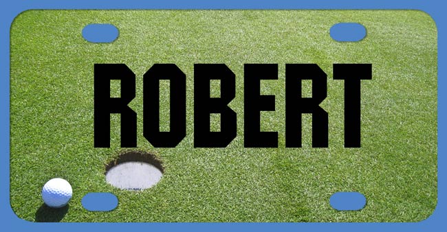Custom License Plates for Golfers Personalized with any name or ...